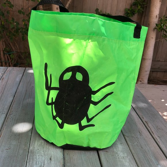 Bags | Beetle Bucket Bag Neon Lime Green Heavy Duty One Handle Bag ...